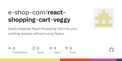 Github E Shop Com React Shopping Cart Veggy Easily Integrate React
