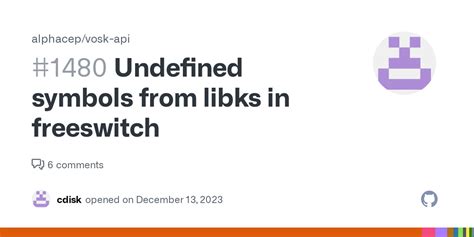 undefined symbols from libks in freeswitch · issue 1480 · alphacep