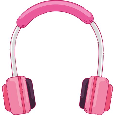 Pink Headset Device 24096645 Png