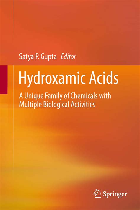 Hydroxamic Acids E Book Frohberg