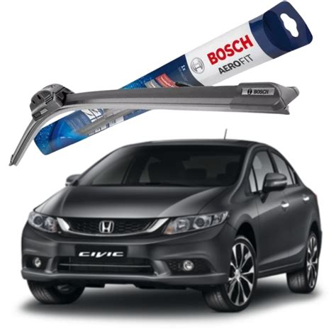 Palheta Dianteira Civic Bosch Af26 26 Limpador Parabrisa Unitária