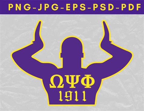 Omega Psi Phi Vector Logo