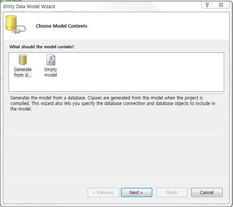 개발자 커뮤니티 Entity Framework 강좌 04 Database First Vs Model