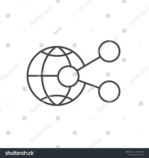 Digital Technology Social Network Global Connect Stock Vector Royalty Free 2184498287