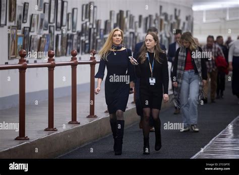 Rep Beth Van Duyne R Texas Speaks With A Reporter As She Walks To A