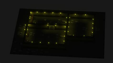 3d Low Polly 3d Dungeon Model Turbosquid 1964502