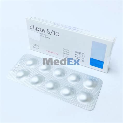 Elipta 10 Mg5 Mg Tablet এলিপটা ১০ মিগ্রা৫ মিগ্রা ট্যাবলেট