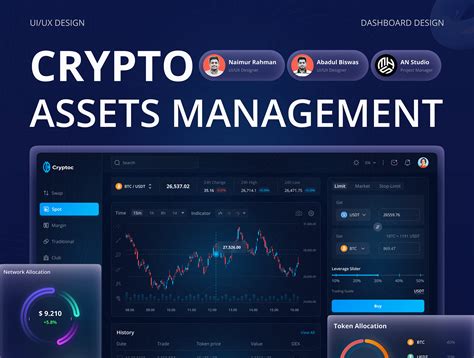 Crypto Assets Management Dashboard Design Behance Behance