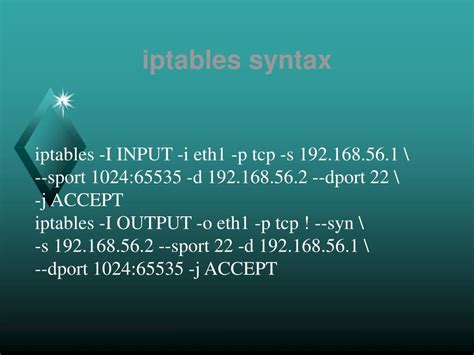 Ppt Iptables Firewalls Powerpoint Presentation Free Download Id