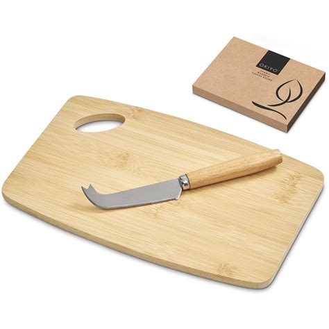 Okiyo Edamu Bamboo Cheese Board Set Hl Ok 132 B Amrod