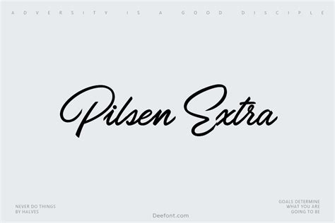Pilsen Extra Font Free Download And Preview Deefont