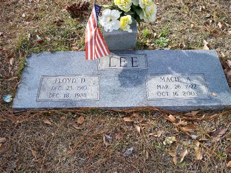 Macie Anderson Lee 1922 2003 Memorial Find A Grave