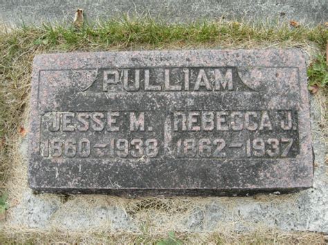 Rebecca Jane Alexander Pulliam 1862 1937 Find A Grave Memorial