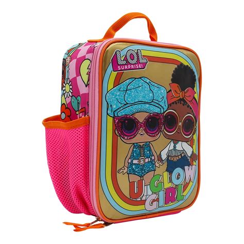 Lol Surprise Golden Hour Reusable Rectangular Lunch Bag Kit