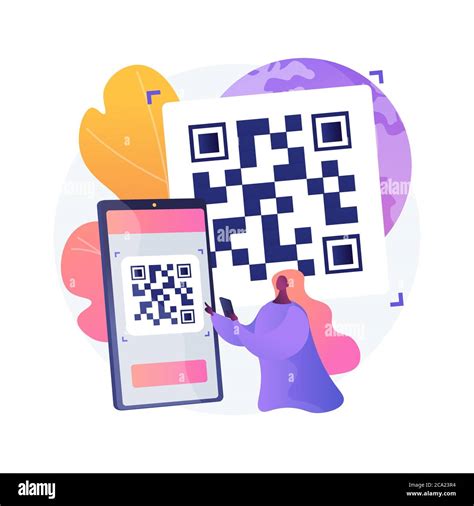 Qr Code Abstract Concept Vector Illustration Stock Vector Image And Art
