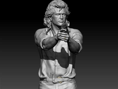 🔫 Martin Riggs Lethal Weapon 3 6th scale Mel Gibson・ STL File for 3D printing・Cults