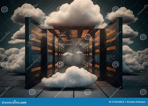 Cloud Computing Data Transfer Network Stock Illustration Illustration