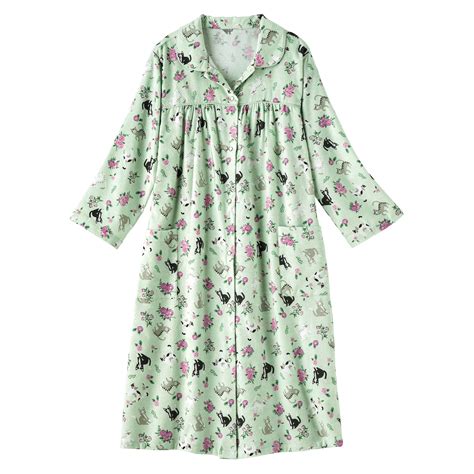 Cozy Flannel Duster Carol Wright