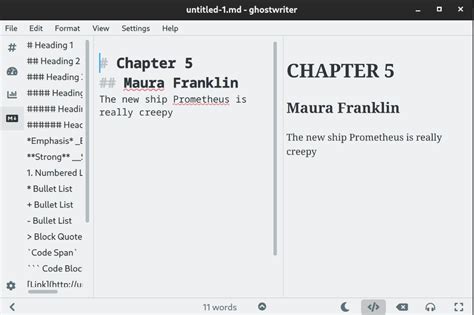 ghostwriter an open source application for writers linuxfordevices