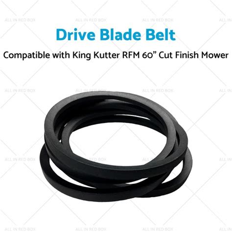 Drive Blade Belt Suitable For 167133 King Kutter Rfm 60 Cut Finish