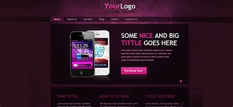 Dark Website Css Templates