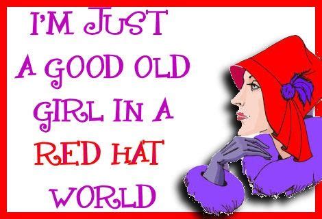 The Redhat Ladies Red Hat Quotes Red Hat Poem Red Hat Lady Ts