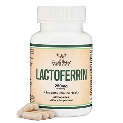 Lactoferrin 250mg Per Serving 60 Capsules Patented Bioferrin