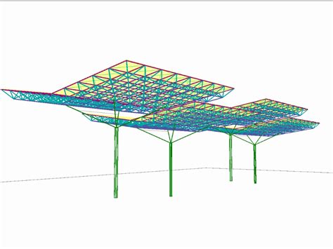 Structure Métallique Géodésique Dans Autocad Cad 191 Mb Bibliocad