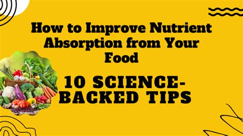 How To Improve Nutrient Absorption From Your Food 10 Science Backed Tips