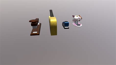 Stapler Set 01 3d Model By Adamianart E2db2e2 Sketchfab