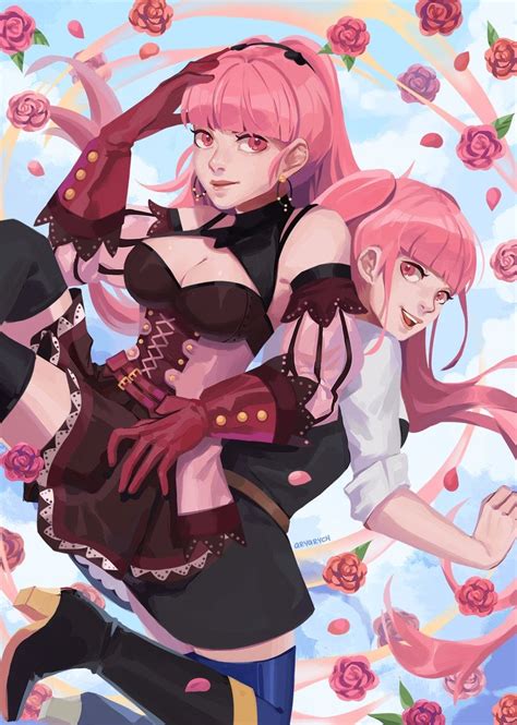 Byleth X Hilda Art I Commissioned From Tamafry R Hildalore