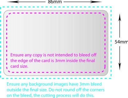 Custom Card Ibs Design Guidelines For Full Colour Plastic Cards