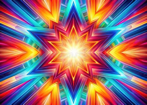 Stunning Radiant Geometric Symmetry Pattern A Dynamic Illustration For