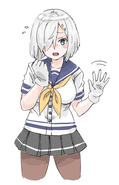 Hamakaze Kantai Collection Drawn By Danbooru