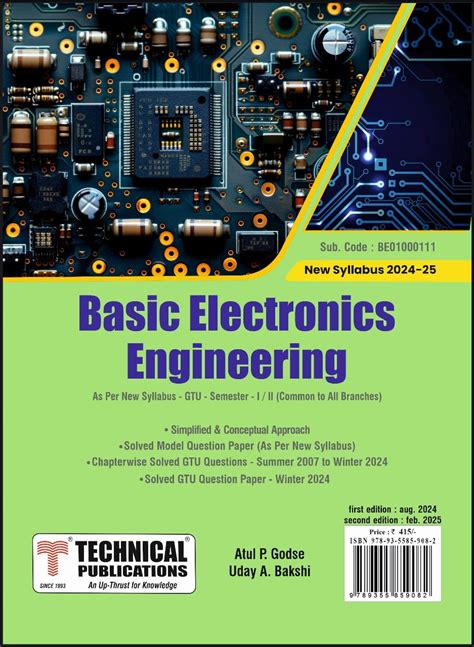 Buy Basic Electronics Engineering For Gtu 24 Course Iii Common