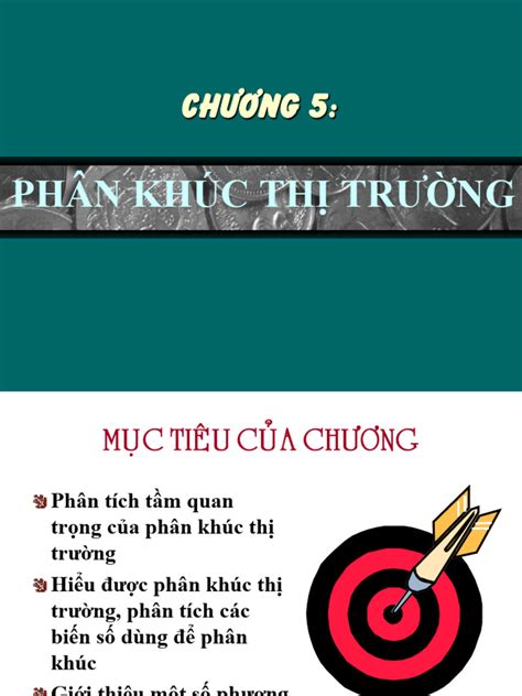 SV - MCB-Chương 5 - Phân Khúc Thị Trường | PDF