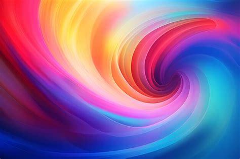 Premium Ai Image Abstract Bright Background With Flowing Color Gradients