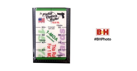 Rifle Scope Ruler Pistol Optics Ruler Xl 1 Moa Porxl 1mo Bandh