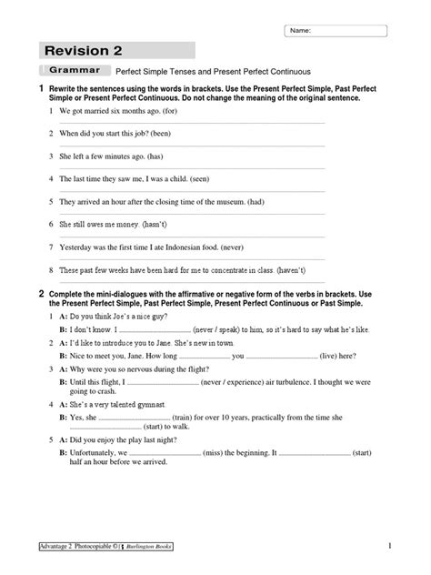 advantage2 gettingstarted revision2 pdf linguistics grammar