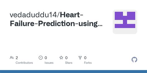 Github Vedaduddu14heart Failure Prediction Using Supervised Machine Learning Models