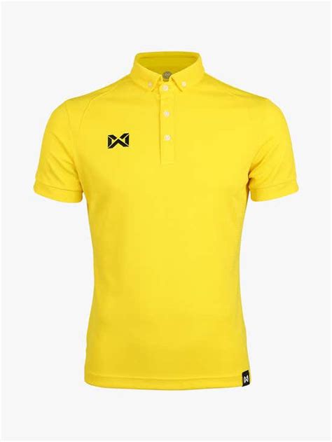 Warrix เสื้อโปโลคลาสสิค สีเหลือง ของแท้ 100 Central Online