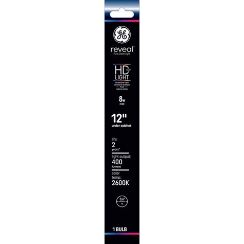 Ge Lighting Reveal Under Cabinet Tube Light Bulb 8 Watts T5 Linear