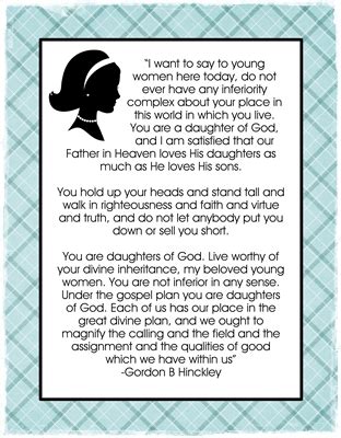 Lds Young Women Quotes