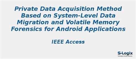 Private Data Acquisition Based On System Level Data Migration S Logix