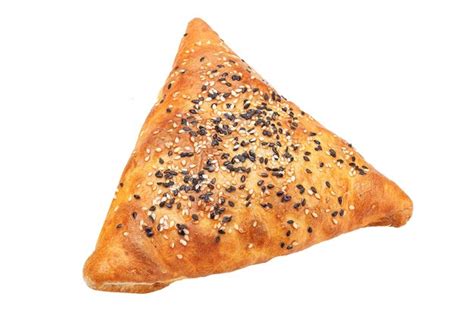 Premium Photo Samsa Bread Bun With Lamb Meat Several Pieces Isolated