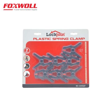 7 Piece Plastic Spring Clamps Foxwoll