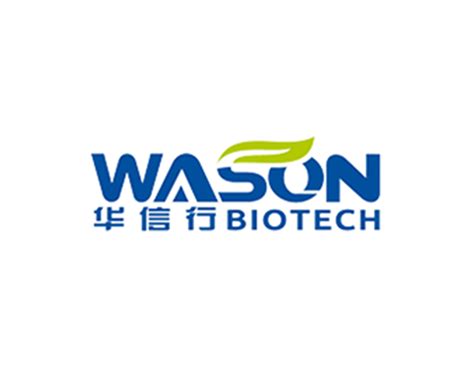 华信行生物科技公司创意设计是以wasono 在s字母上用绿叶结合空灵logo设计公司