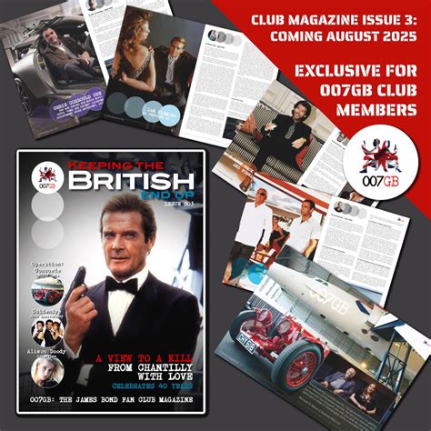 Nummer 003 Av Keeping The British End Up Brittiskt James Bond Fanzine