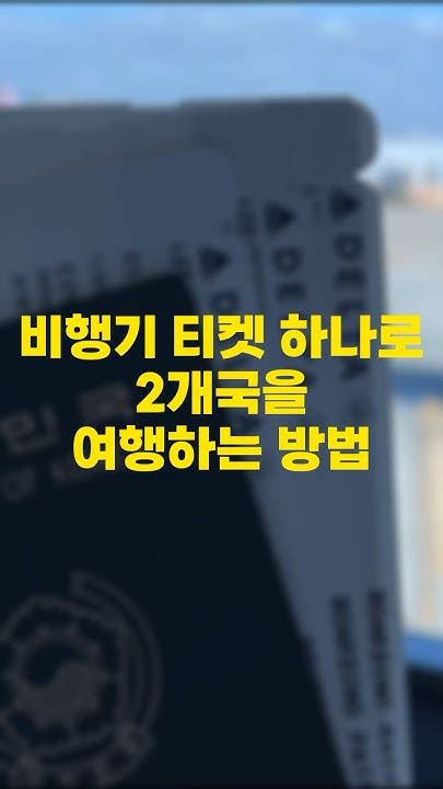비행기 티켓 하나로 2개국을 여행하는 방법 여행 레이오버 대만여행 대만음식 Youtube