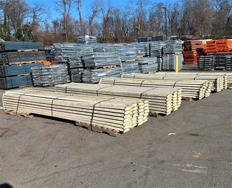 Used Structural Pallet Rack Beams 177 X C6